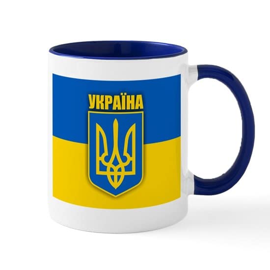 CafePress Ukraine Pride Mug Ceramic Coffee Mug, Tea Cup 11 oz