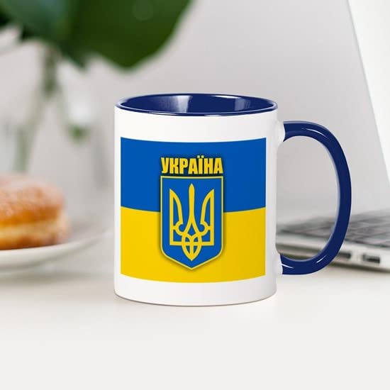 CafePress Ukraine Pride Mug Ceramic Coffee Mug, Tea Cup 11 oz