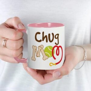 CafePress Chug Dog Mom Mug Ceramic Coffee Mug, Tea Cup 11 oz