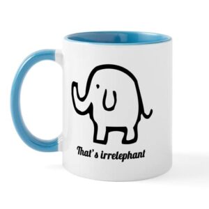 cafepress that’s irrelephant mug ceramic coffee mug, tea cup 11 oz