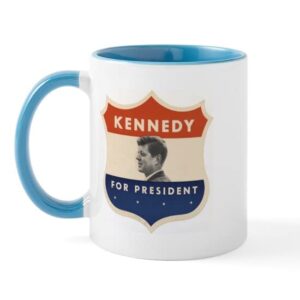 cafepress jfk ’60 shield mug ceramic coffee mug, tea cup 11 oz