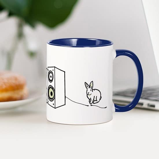 CafePress Speaker Bunny Mug Ceramic Coffee Mug, Tea Cup 11 oz