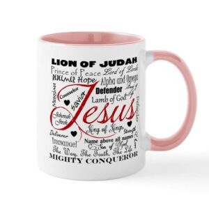 cafepress the name of jesus mug ceramic coffee mug, tea cup 11 oz