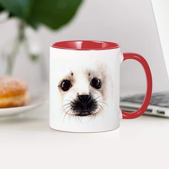 CafePress Baby Seal Mug Ceramic Coffee Mug, Tea Cup 11 oz