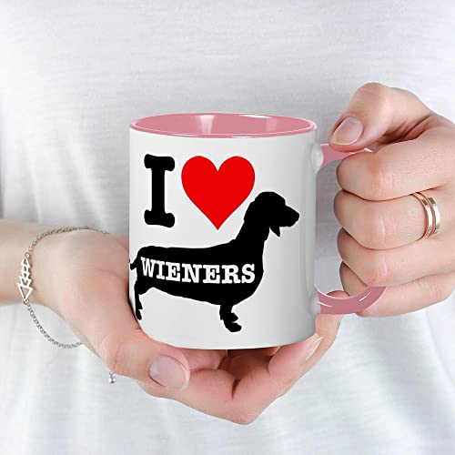 CafePress I Heart Wieners Mug Ceramic Coffee Mug, Tea Cup 11 oz