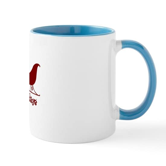 CafePress Doberman Sleigh Mug Ceramic Coffee Mug, Tea Cup 11 oz