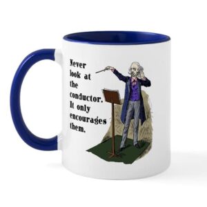 cafepress conductor mug ceramic coffee mug, tea cup 11 oz