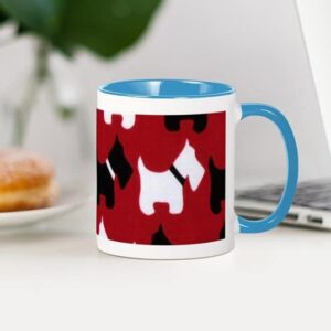 CafePress Scottish Terrier Scottie Dog Pattern Mugs Ceramic Coffee Mug, Tea Cup 11 oz