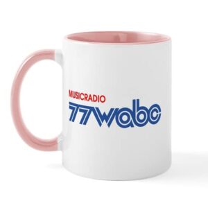 cafepress wabc new york 1976 mug ceramic coffee mug, tea cup 11 oz