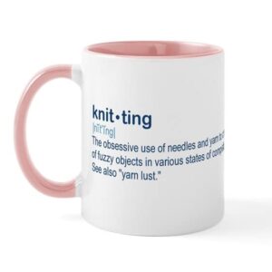 cafepress knit ting mugs ceramic coffee mug, tea cup 11 oz