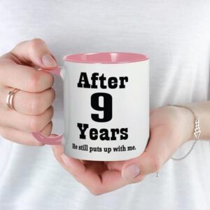 CafePress 9Th Anniversary Funny Quote Mug Ceramic Coffee Mug, Tea Cup 11 oz