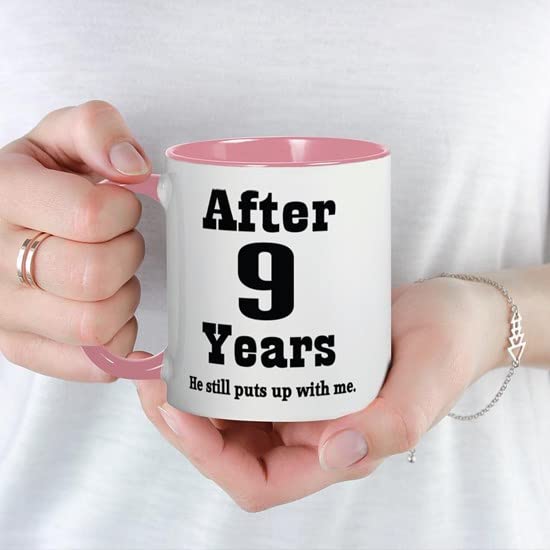 CafePress 9Th Anniversary Funny Quote Mug Ceramic Coffee Mug, Tea Cup 11 oz