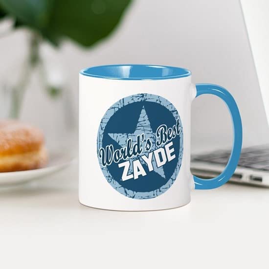 CafePress Worlds Best Zayde Mug Ceramic Coffee Mug, Tea Cup 11 oz