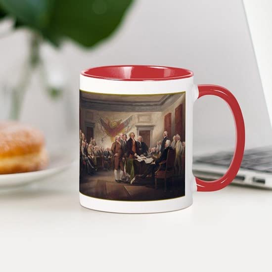 CafePress Signing Of The Declaration Of Mug Ceramic Coffee Mug, Tea Cup 11 oz