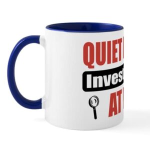 cafepress investigator work mug ceramic coffee mug, tea cup 11 oz