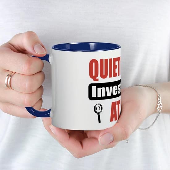 CafePress Investigator Work Mug Ceramic Coffee Mug, Tea Cup 11 oz