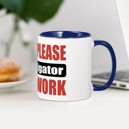 CafePress Investigator Work Mug Ceramic Coffee Mug, Tea Cup 11 oz