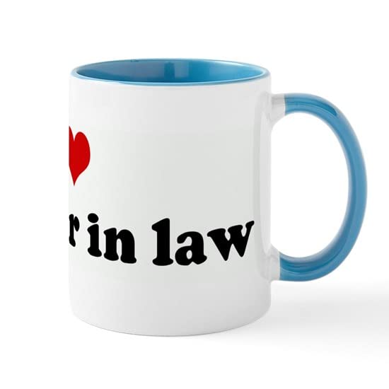 CafePress I Love My Sister In Law Mug Ceramic Coffee Mug, Tea Cup 11 oz