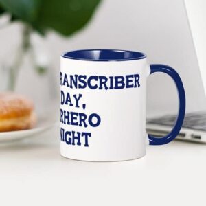 CafePress Braille Transcriber By Day Mug Ceramic Coffee Mug, Tea Cup 11 oz