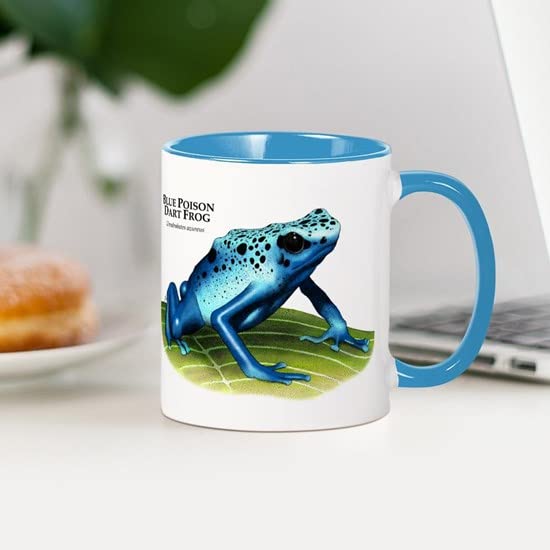 CafePress Blue Poison Dart Frog Mug Ceramic Coffee Mug, Tea Cup 11 oz