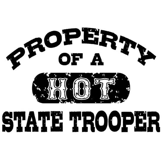 CafePress Property Of A Hot State Trooper Mug Ceramic Coffee Mug, Tea Cup 11 oz