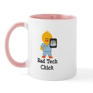 cafepress rad tech chick mug ceramic coffee mug, tea cup 11 oz