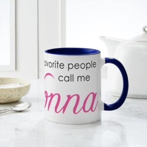 CafePress Favorite People Call Me Nonna Mug Ceramic Coffee Mug, Tea Cup 11 oz