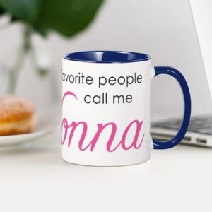 CafePress Favorite People Call Me Nonna Mug Ceramic Coffee Mug, Tea Cup 11 oz