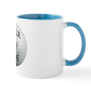 cafepress hole in one! golf mug ceramic coffee mug, tea cup 11 oz