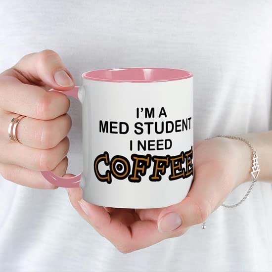 CafePress Med Student Need Coffee Mug Ceramic Coffee Mug, Tea Cup 11 oz