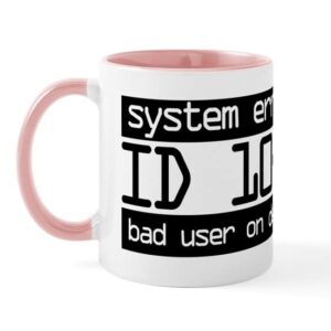 cafepress id 10 t mug ceramic coffee mug, tea cup 11 oz