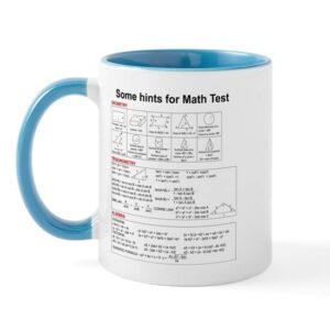 cafepress math equations mug mugs ceramic coffee mug, tea cup 11 oz