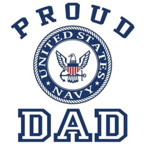 CafePress Proud US Navy Dad Mug Ceramic Coffee Mug, Tea Cup 11 oz