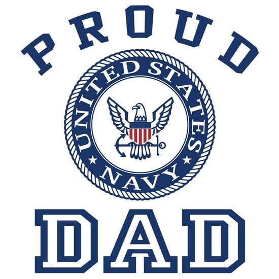 CafePress Proud US Navy Dad Mug Ceramic Coffee Mug, Tea Cup 11 oz