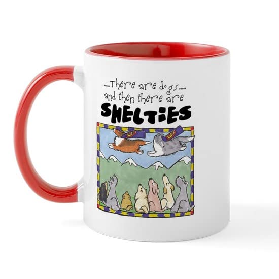 CafePress Super Shelties Mug Ceramic Coffee Mug, Tea Cup 11 oz