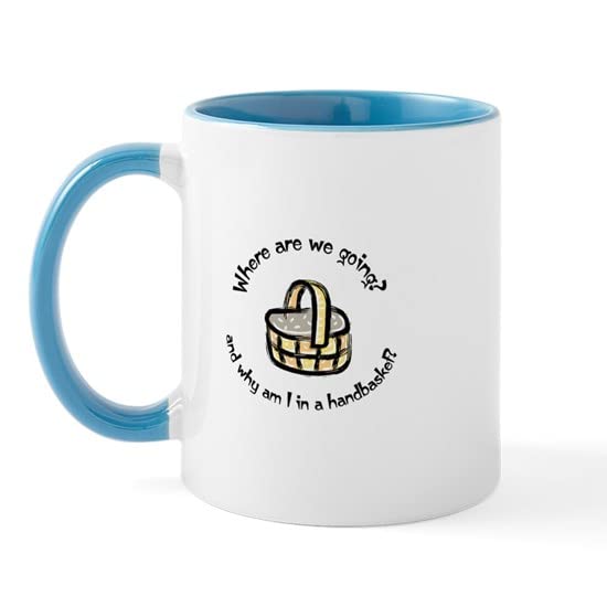 CafePress Handbasket Mug Ceramic Coffee Mug, Tea Cup 11 oz