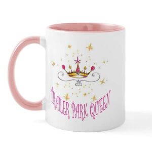 cafepress trailer park queen mug ceramic coffee mug, tea cup 11 oz