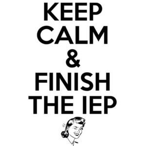 CafePress Keep Calm And Finish The IEP For Speech The Mugs Ceramic Coffee Mug, Tea Cup 11 oz