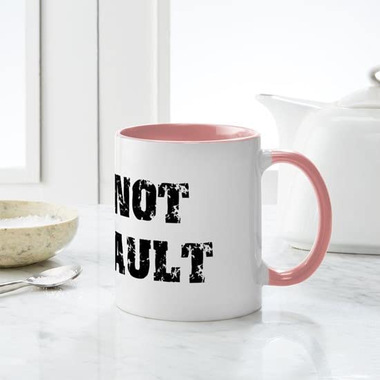 CafePress It's Not My Fault Mug Ceramic Coffee Mug, Tea Cup 11 oz