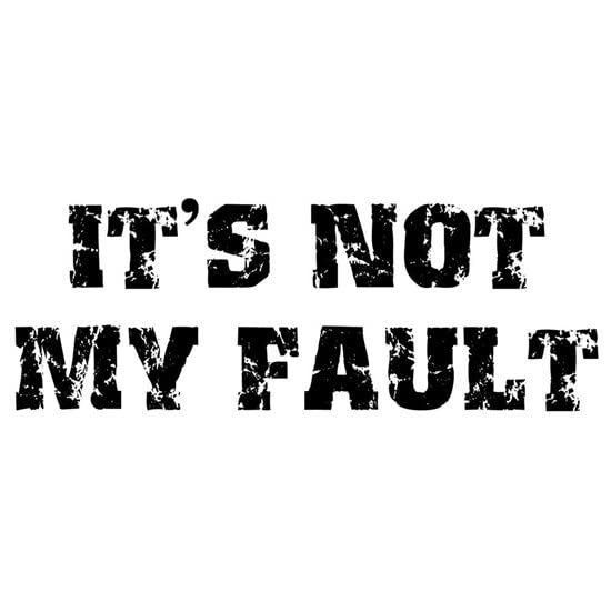 CafePress It's Not My Fault Mug Ceramic Coffee Mug, Tea Cup 11 oz