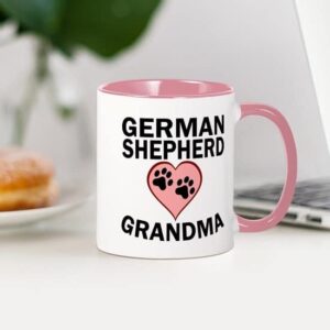 CafePress German Shepherd Grandma Mugs Ceramic Coffee Mug, Tea Cup 11 oz