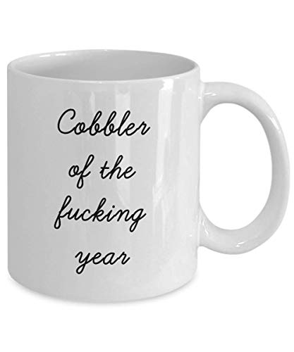 Best Cobbler Mug Funny Appreciation Mug for Coworkers Gag Swearing Mug for Adults Novelty Tea Cup