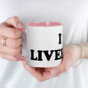 CafePress I Love Liverpool Mug Ceramic Coffee Mug, Tea Cup 11 oz