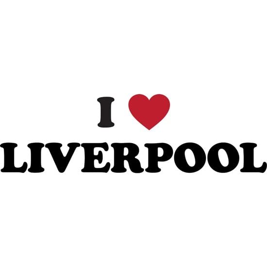 CafePress I Love Liverpool Mug Ceramic Coffee Mug, Tea Cup 11 oz