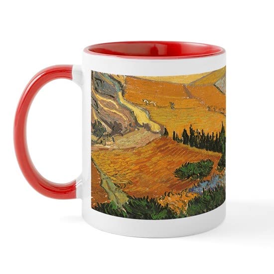 CafePress Van Gogh Valley Ploughman Mug Ceramic Coffee Mug, Tea Cup 11 oz