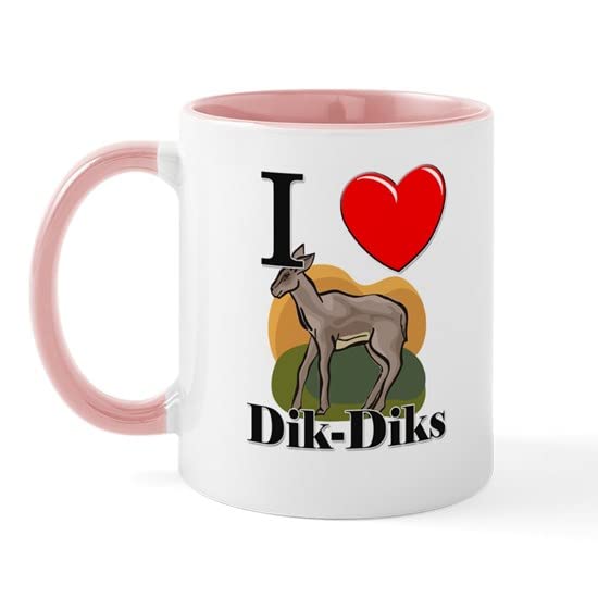 CafePress I Love Dik Diks Mug Ceramic Coffee Mug, Tea Cup 11 oz