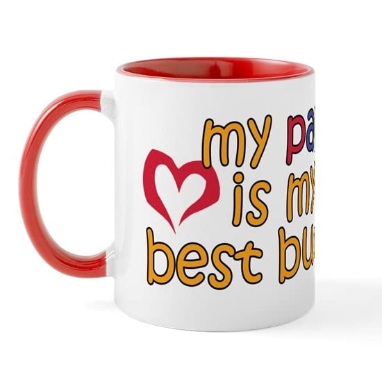 CafePress Pap Is My Best Buddy Mug Ceramic Coffee Mug, Tea Cup 11 oz