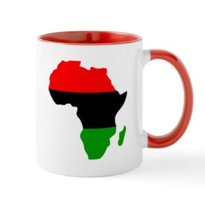 cafepress africa shirt african american gift black pride tee ceramic coffee mug, tea cup 11 oz