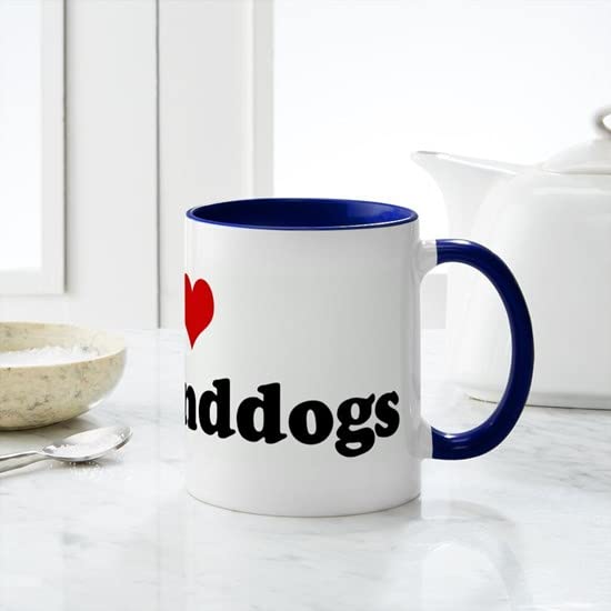 CafePress I Love My Granddogs Mug Ceramic Coffee Mug, Tea Cup 11 oz