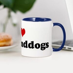 CafePress I Love My Granddogs Mug Ceramic Coffee Mug, Tea Cup 11 oz